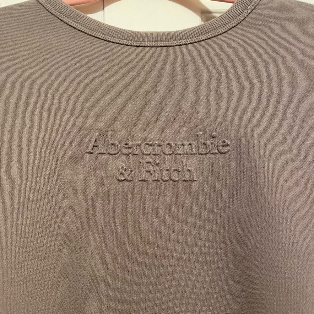 Abercrombie & Fitch Essentials Logo Crewneck - Gem